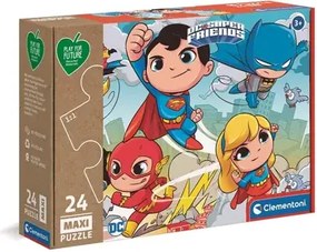 Clementoni Play For Future PUZZLE DC Super Friends MAXI / 24 dílků / o