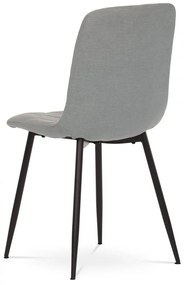 Jídelní židle SOVA — kov, látka, více barev Hnědá