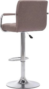 Barová židle taupe textil 283418