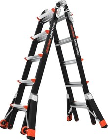 Little Giant Dark Horse – sklolaminátový žebřík 6 v 1 dosah: štafle 289 / žebřík 436 cm, Model: 13