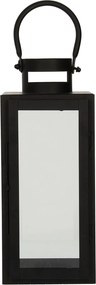 Kovová lucerna  Elegance black výška 30cm