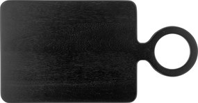 Prkénko na krájení Hombre z mangového dřeva 21,5 x 42 cm černé