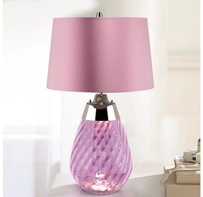 Elstead LENA-TL-S-PLUM - LED Stolní lampa LENA 1xE27/60W/230V + 1xGU10/7W růžová