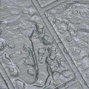 3D tapeta cihly samolepící 40 ks antracitová 150723