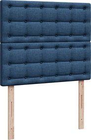 Box spring postel s matrací černá 120x190 cm textil 3292747