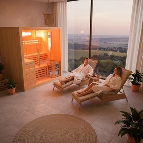 BPS-koupelny Finská sauna Relax HYD-3942 180x160, 4-5 osob