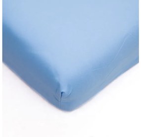 Indimex Napínací prostěradlo 90-100x200 MICRO satén - sv. modré
