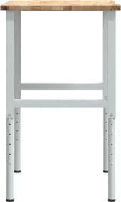 Pracovní stůl 100 x 60 x (71,5–98) cm masivní dubové dřevo 3309717