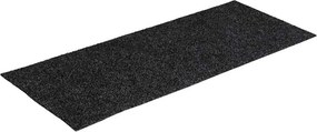 Schodové rohože samolepicí 15 ks 60 x 25 cm tmavě šedé obdélníkové 326913