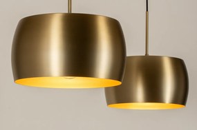 Závěsné designové svítidlo nad stůl Kaavi II Gold Look