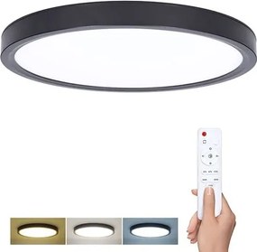 LED stropní světlo Solight černá WO8020