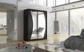 ADRK Furniture Skříň posuvná se zrcadlem MODESTO 150 ADRK-SW-MOD-B-150