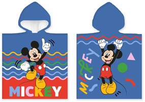 Carbotex Dětské pončo 50x110 cm - Veselý Mickey Mouse