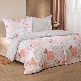 Ložní povlečení z mikrovlákna PATCHWORK ROSES za ZVÝHODNĚNOU CENU 229 Kč