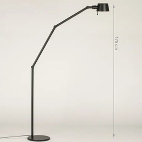 Stojací designová lampa Niki Black Big