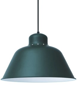 Stropní lampa Carpenter tmavě zelená velká