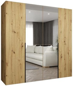 Skříň Alicante II 200 artisan černá