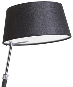 RENDL R12486 RITZY stolní lampa, dekorativní černá chrom