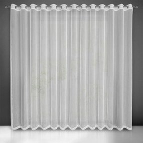 ZÁCLONA NA KROUŽCÍCH NOELIA 300 CM X 250 CM CM BÍLÁ