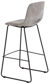 Barová židle wanor 75 cm světle šedá MUZZA