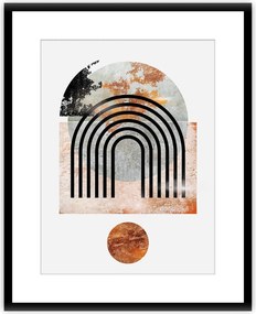 Obraz Abstract I 40x50cm copper