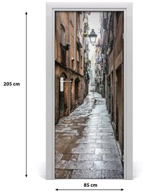 Fototapeta samolepící na dveře Stará ulička 85x205 cm