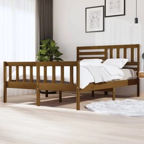 Rám postele 75 x 190 cm Small Single masivní dřevo