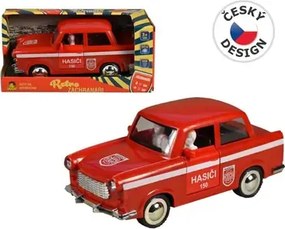 MaDe 98529 - Auto retro požární na setrvačník 6 x 17 x 8 cm