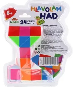 TEDDIES Hlavolam had / 24 dílků / otočení 360° / plast
