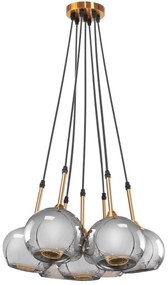 Toolight - Stropní lampa ze skla 7xG9 APP898-7CP, OSW-06670
