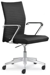 LD seating Kancelářská židle ELEMENT 440-RA,F40-N6 BR-785-N1 - hliníkové područky pevné černé LÁTKY (F) / STYLE STYLE STRIP
