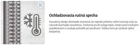 Deante Silia, 4-otvorová vanová baterie pod omítku se sprchovou soupravou, ocelová, DEA-BQS_F18P