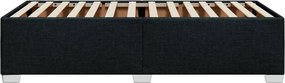 Rám postele bez matrací černá 90x200 cm textil 3284445