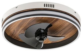 Rabalux 71016 stropní ventilátor s LED světlem Faustine, černá