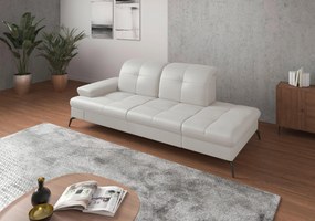 XXXLutz LENOŠKA, kůže, bílá Sit & More - Online Only sedačky - 00014401217P