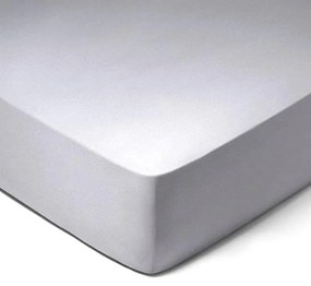 DekorTextil Jersey napínací prostěradlo šedé ROZMĚR: (š/d/v) 150 x 200 x 20 cm