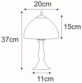 Stolní / noční lampa K-G081551 z řady SARGAN