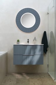 Sapho Cirasa koupelnová skříňka pod umyvadlo 69,8 x 52 x 46 cm siena strip modrá CR701-4242S