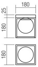 Redo 01-3053 - Stropní svítidlo ZODIAC 1xE14/28W/230V