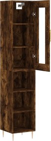 Skříň highboard kouřový dub 34,5 x 34 x 180 cm kompozitní dřevo 3199358
