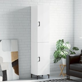 vidaXL Skříň highboard 34,5 x 34 x 180 cm kompozitní dřevo [3198786] Barva: bílá s vysokým leskem