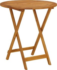 vidaXL Skládací zahradní stolek 70 cm masivní akáciové dřevo [313596]