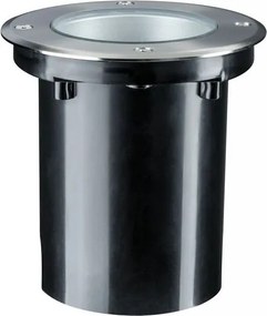 P 93908 Plug&Shine zemní zápustné svítidlo IP67 3000K 38° 6W 24V stříbrná výklopné - PAULMANN