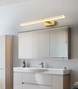 Koupelnové LED svítidlo APP833-1W 40 cm zlaté/neutrální bílá