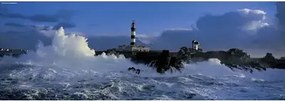 HEYE Panoramatické puzzle Maják Le Créac'h, Bretaň, Francie / 1000 díl