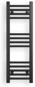 Erga Puerto, topné těleso 900x300 mm, 300W, černá matná, ERG-LAV-GRZE-BK-3090