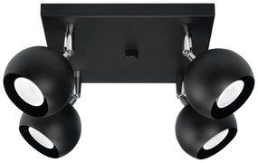Sollux Lighting Stropní svítidlo OCULARE 4 Černá