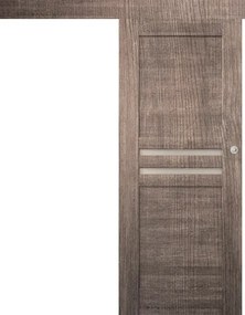 posuvné interiérové dveře na stěnu vasco doors MADERA model 4 Průchozí rozměr: 70 x 197 cm, Orientace dveří: Levé dveře, Dekor: Dub rustikální