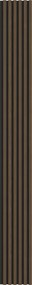 Mexen Lam-B, akustické stěnové lamely 275 × 30 cm, HDF deska 4 mm, technická dýha, ořech espresso, S100-275307-3015-019