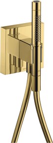 Axor Starck - Set sprchové hlavice, držáku a hadice, 2 proudy, leštěný vzhled zlata 12626990